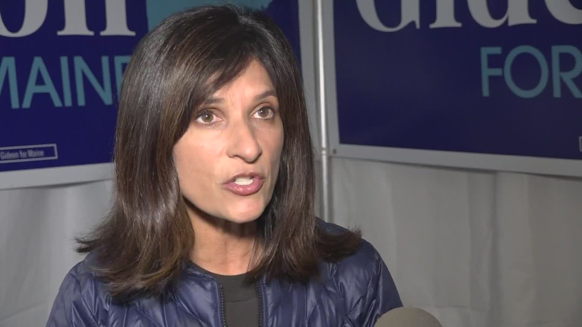 Sara Gideon holds drive-in rally | newscentermaine.com