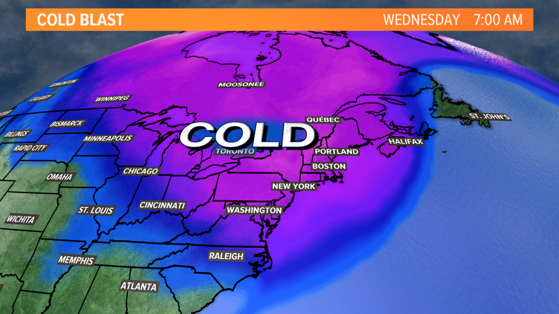 Record-breaking cold moves into Maine | newscentermaine.com