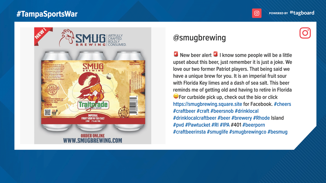Smug Brewing Company has a new 'Tratorade' beer | newscentermaine.com