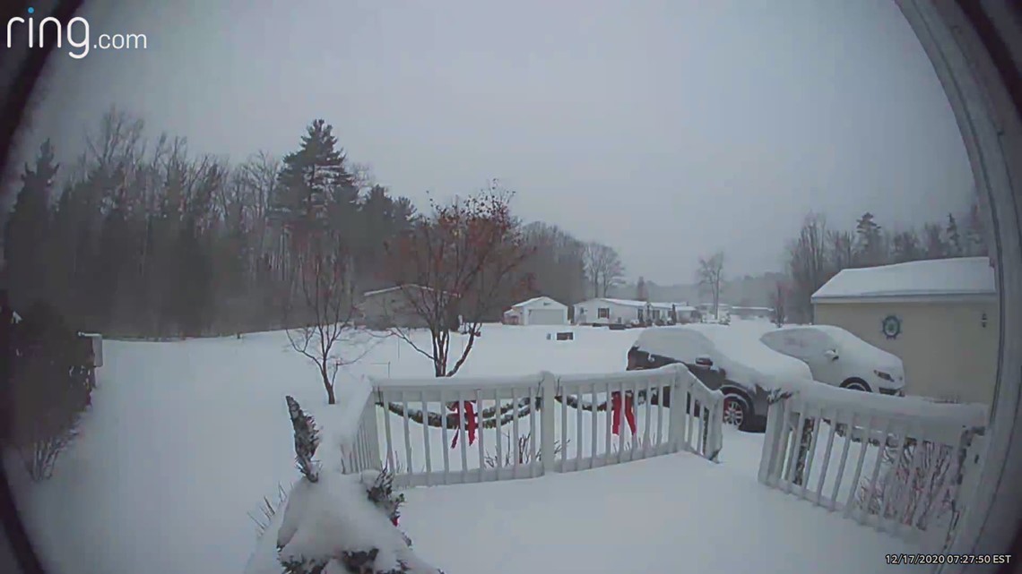Maine snow totals by county for December 17 storm | newscentermaine.com