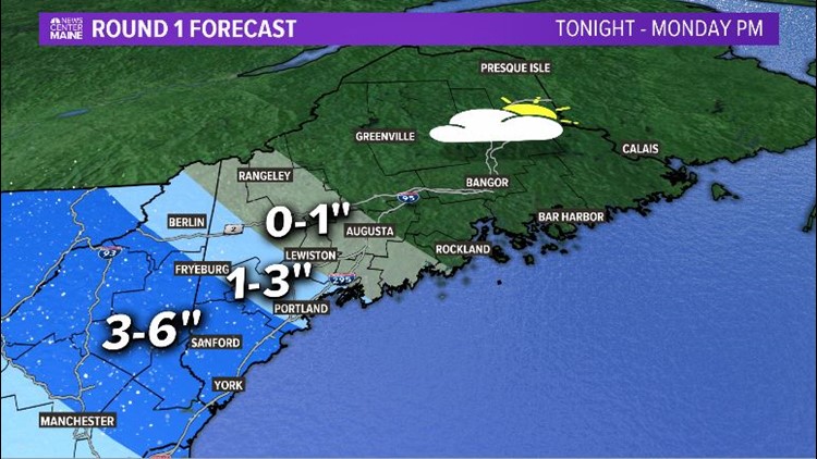 Winter storm brings two rounds of snow to Maine for year's end ...