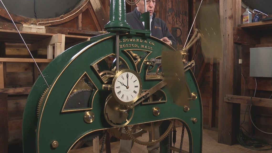 Restored clock ensures Biddeford City Hall once again has time on its ...