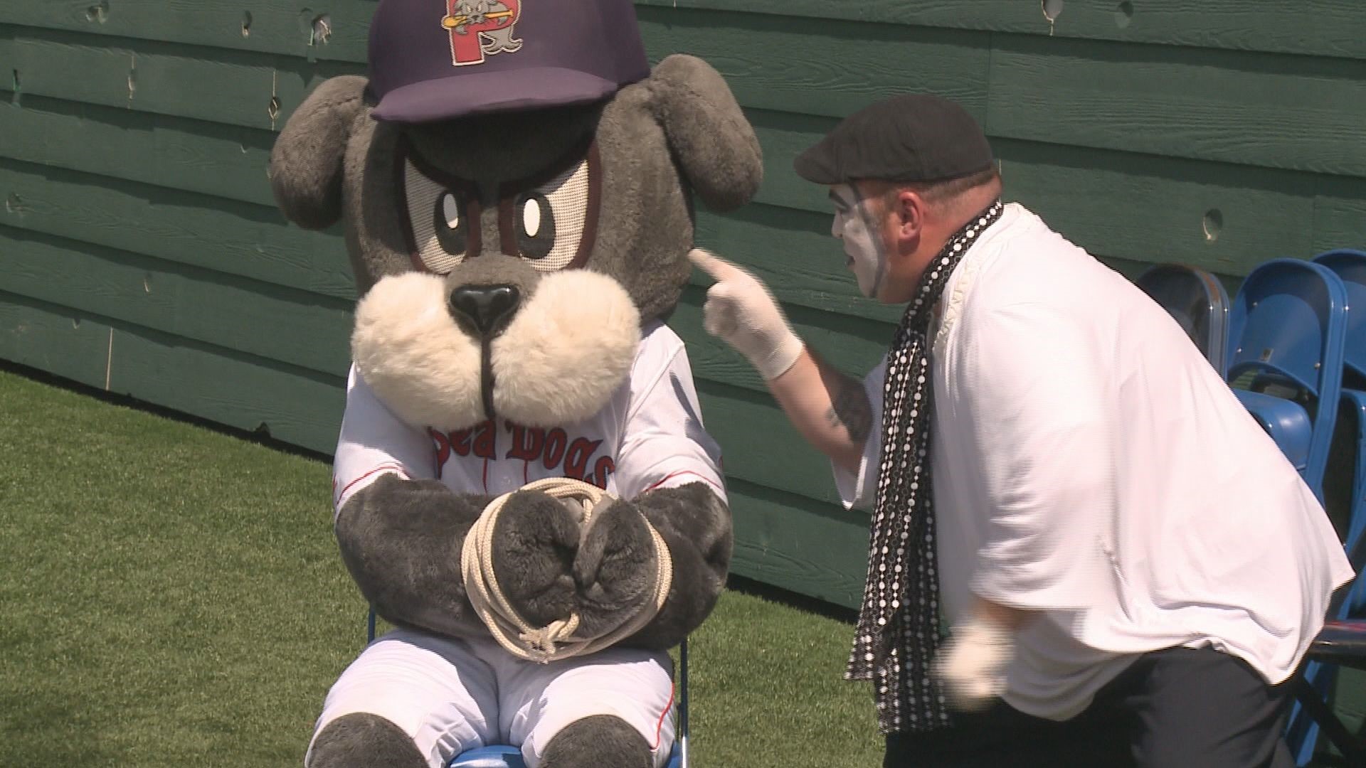 The many faces of Slugger, the Portland Sea Dogs mascot ...