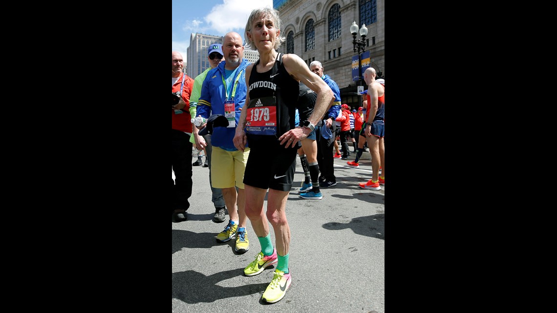 Joan Benoit Samuelson, 61, runs Boston Marathon just half-hour slower ...