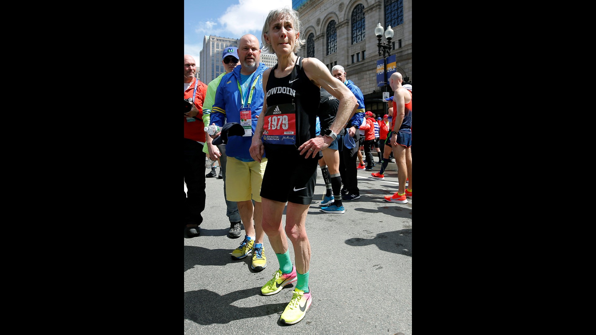 Joan Benoit Samuelson, 61, runs Boston Marathon just half-hour slower ...