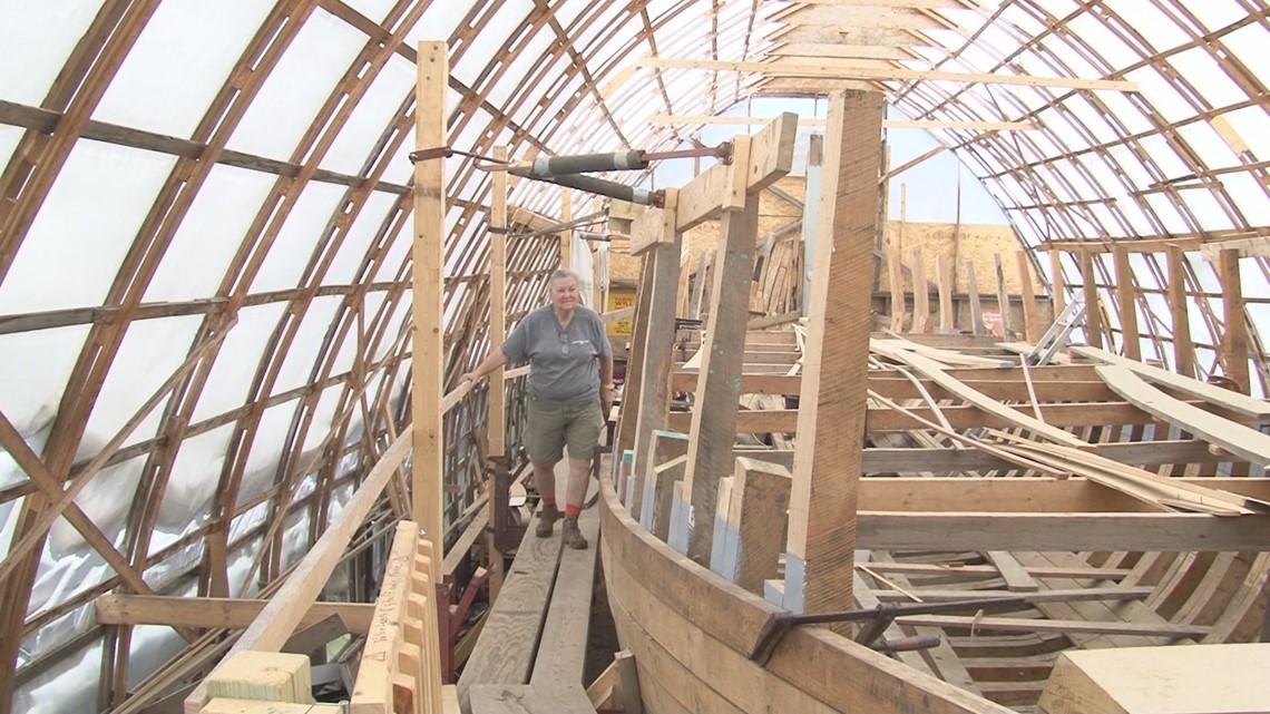 After eight years, shipwrights continue building Maine's First Ship ...