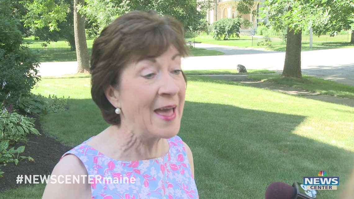 Sen. Collins, back in Maine, talks about Senate vote on 'skinny repeal ...