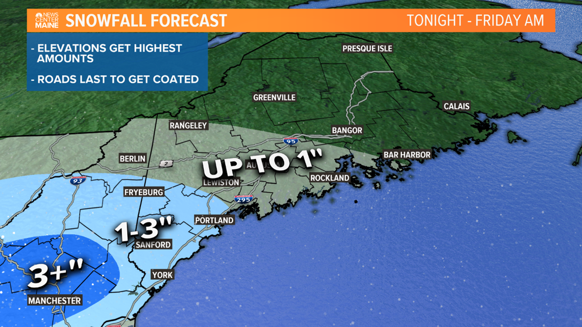 Snow on the way for parts of Maine tonight | newscentermaine.com