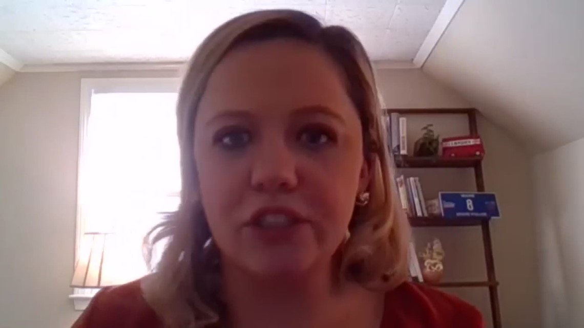 Kayla Mitchell, RN at Maine Medical Center on COVID-19 vaccine ...