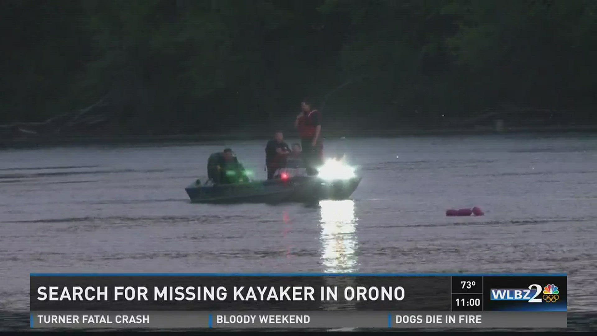 Girl rescued, man missing after kayak capsizes in Orono ...