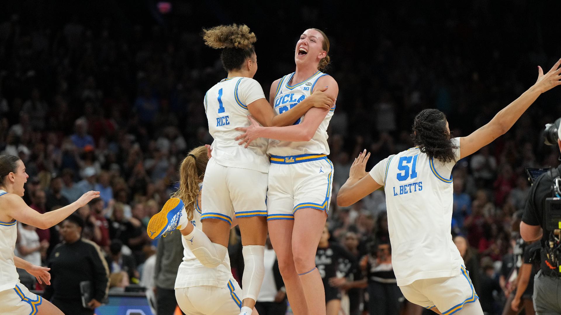 UCLA storms past South Carolina to claim its 1st NCAA women's ...