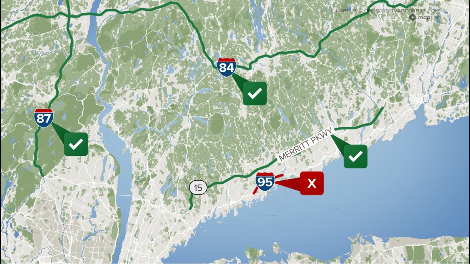 I-95 in Norwalk, Conn. closed until overpassed demolished ...