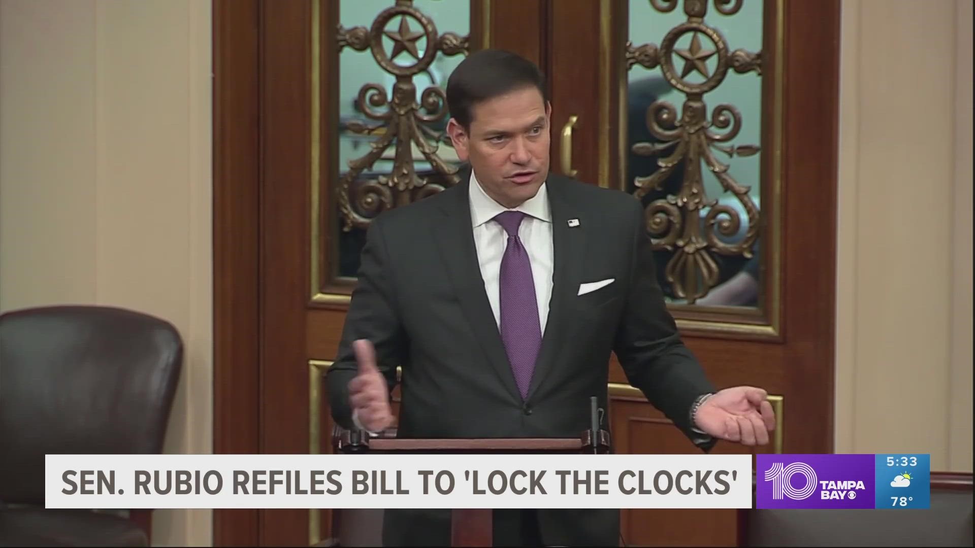 Rubio refiles bill to make daylight saving time permanent ...