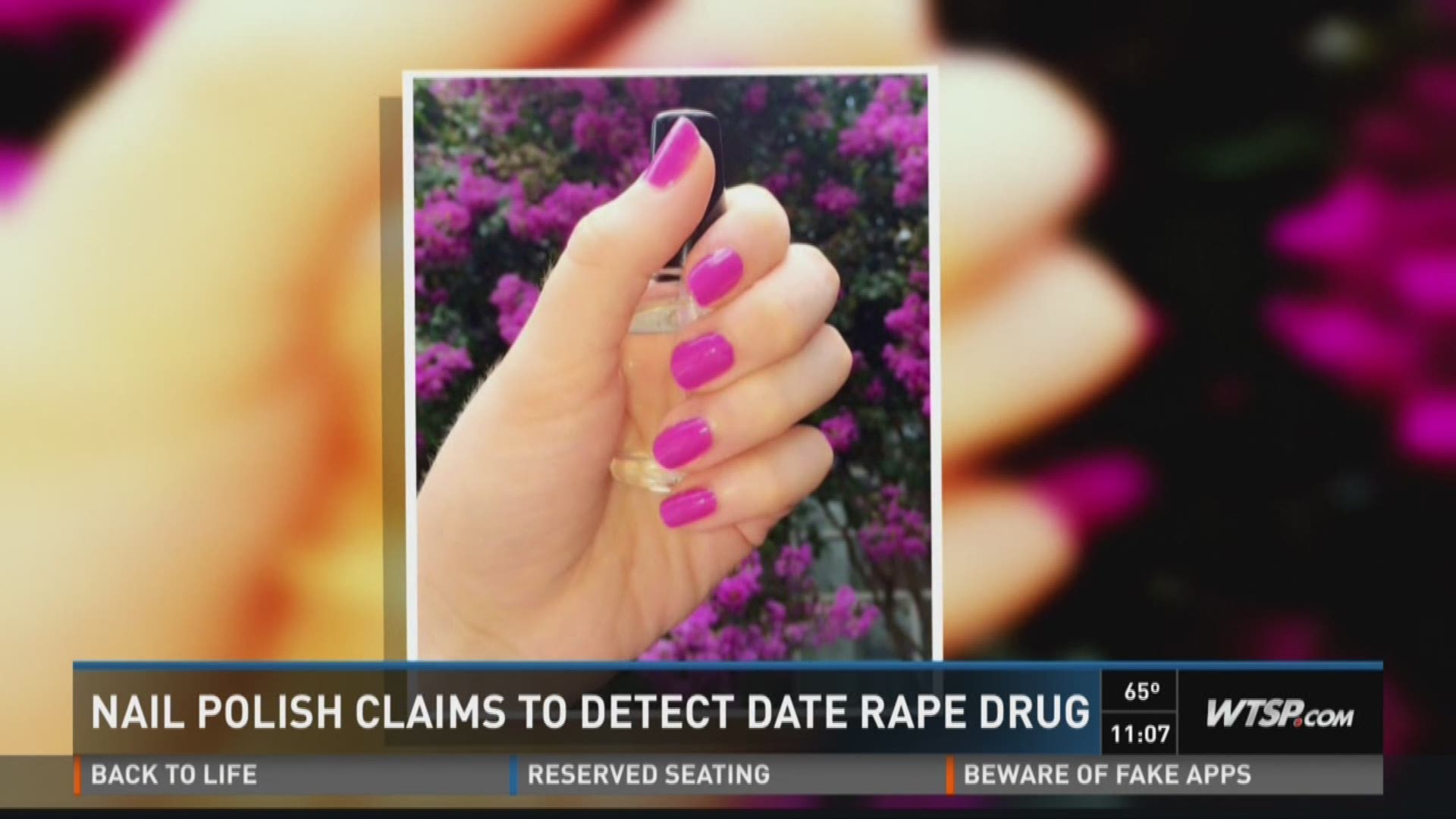 New nail polish holds promise in date rape prevention | newscentermaine.com